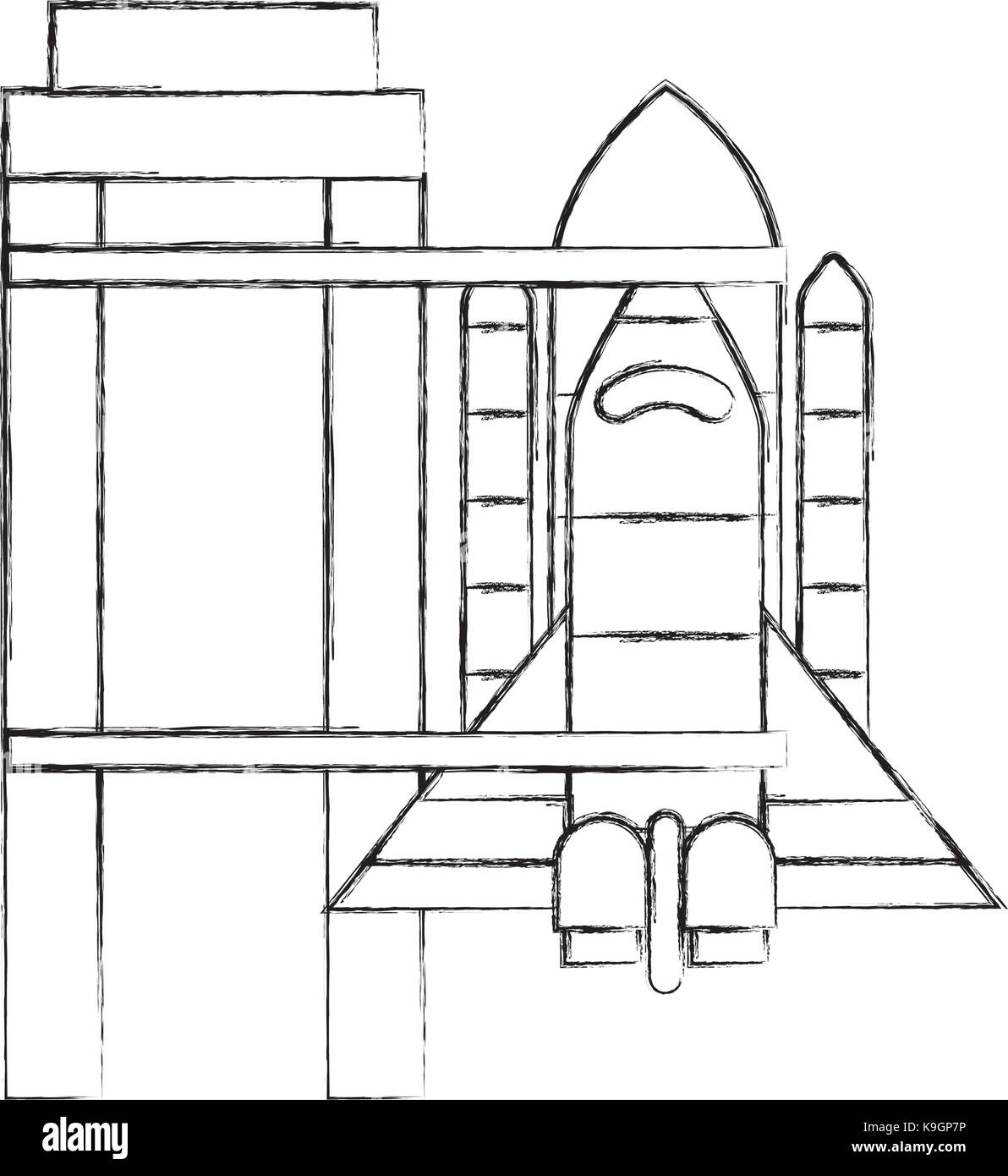 Countdown launch Stock Vector Images - Alamy