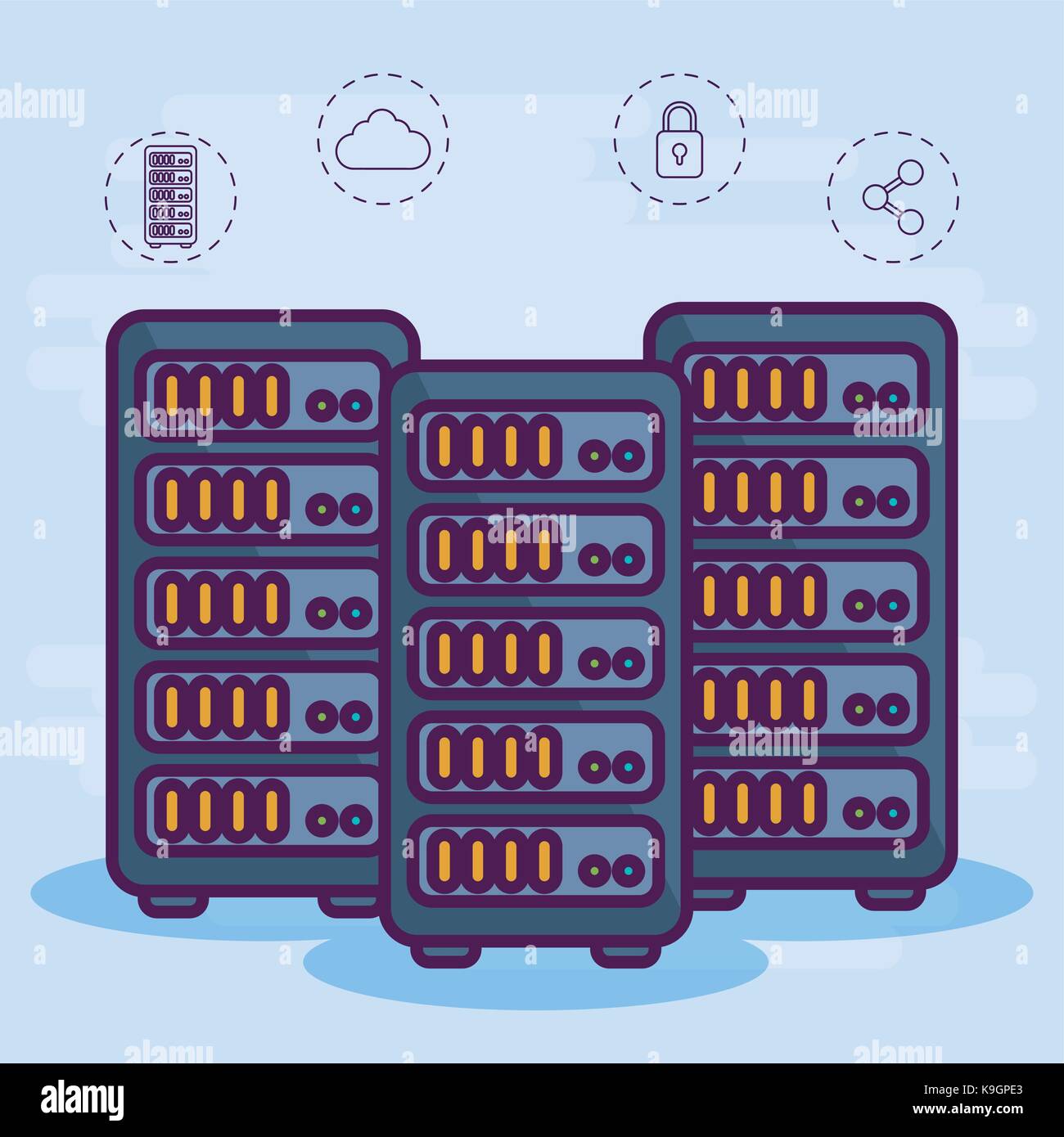 data center design Stock Vector Image & Art - Alamy