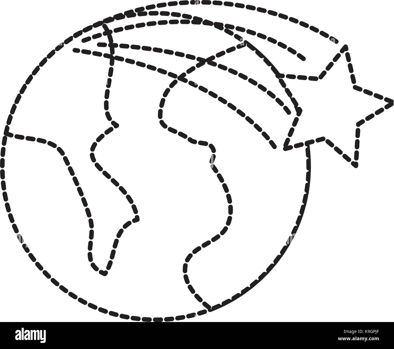 universe planet earth star space cartoon Stock Vector Image & Art - Alamy