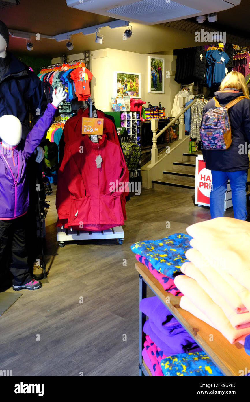 Outdoor Hiking shop Oban - Scotland UK Stock Photo - Alamy