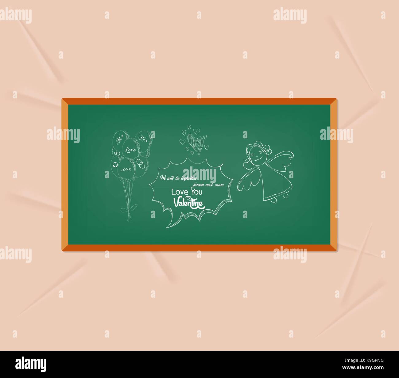 Valentines advert Stock Vector Images - Alamy