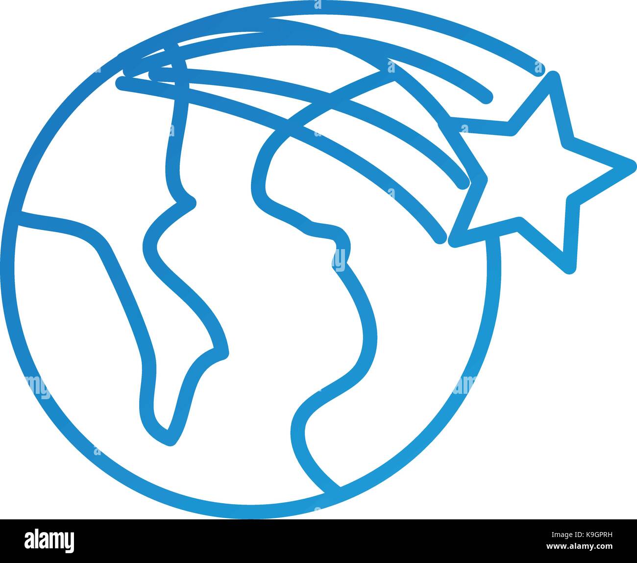 universe planet earth star space cartoon Stock Vector Image & Art - Alamy