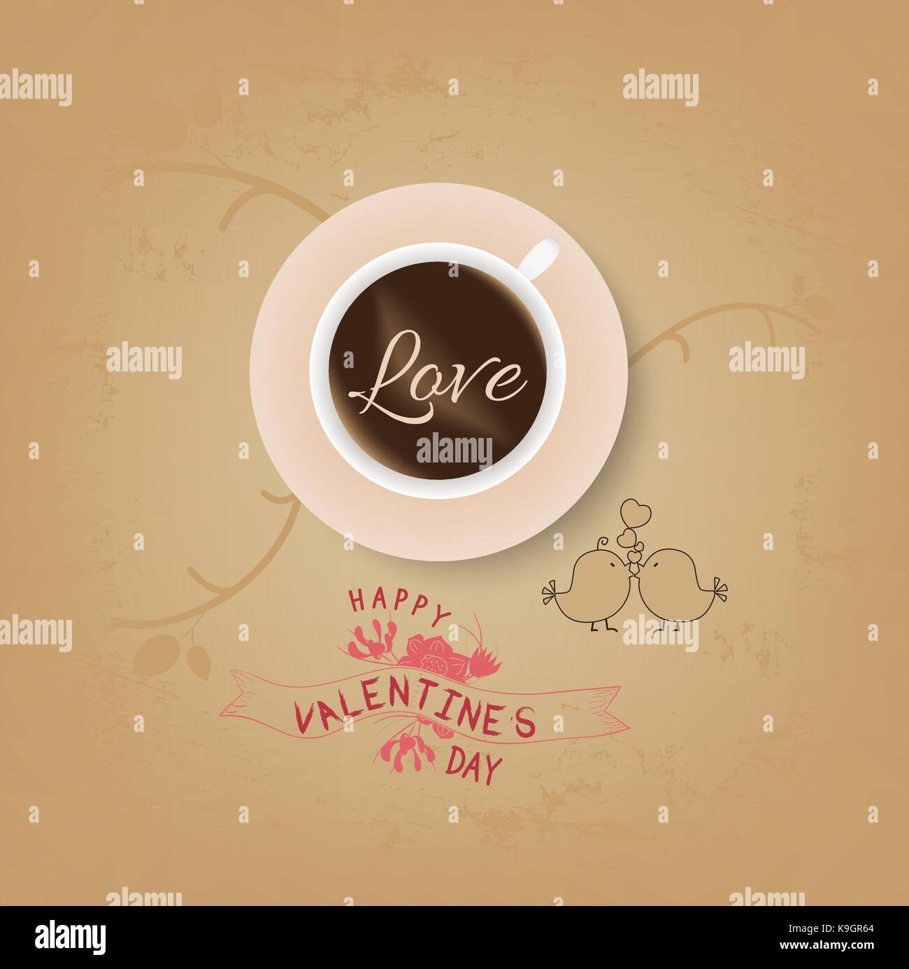 Valentines day sentiment vector vectors hi-res stock photography and ...