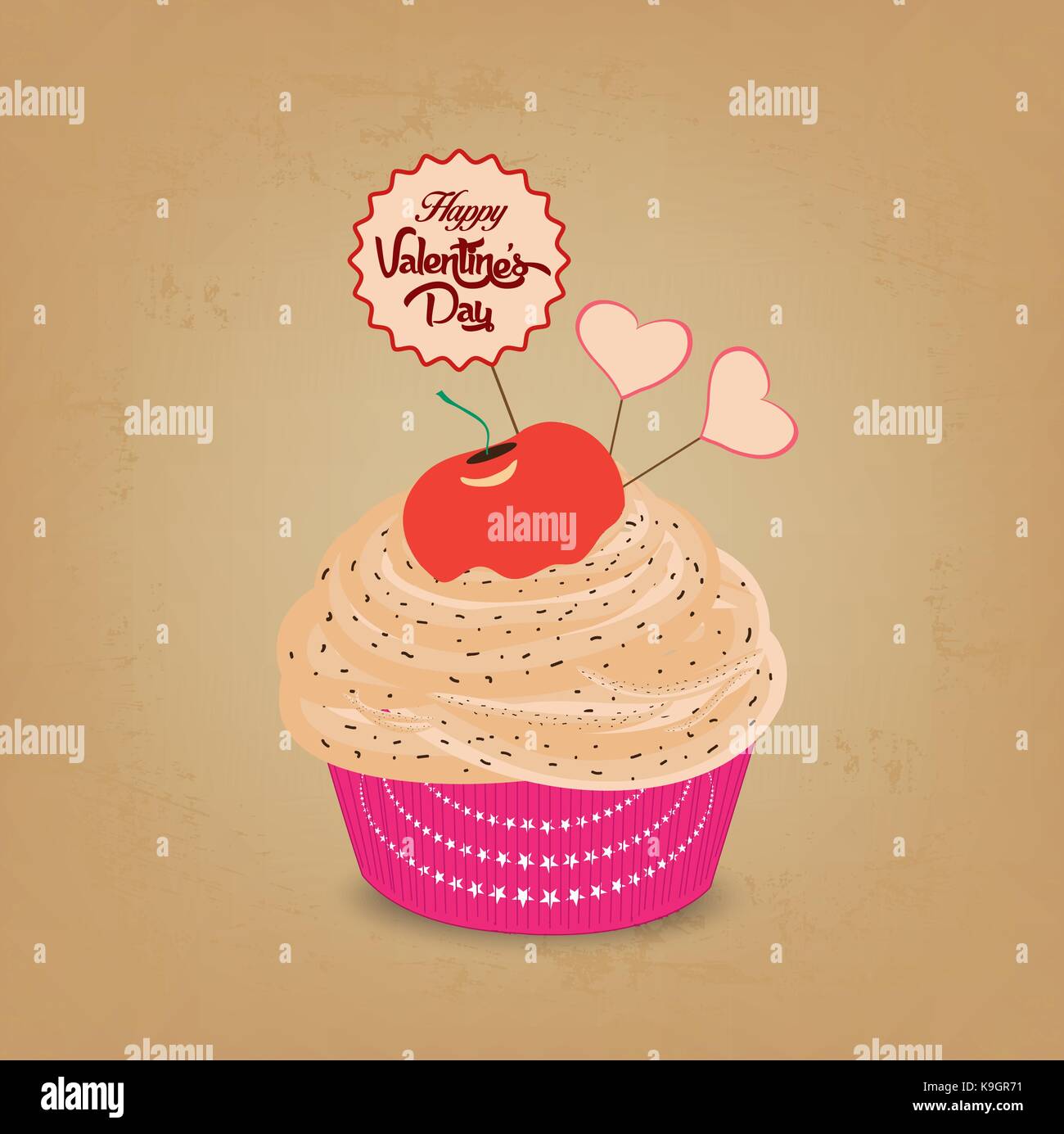 Valentines day dessert heart Stock Vector Images - Alamy