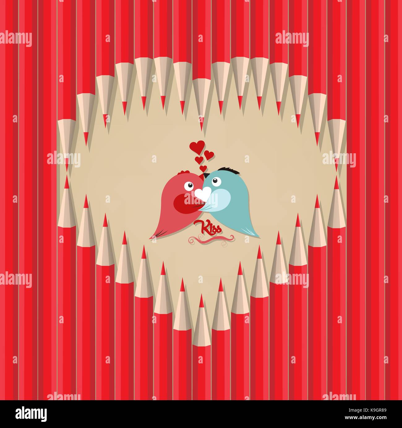 Couple in love out Stock Vector Images - Alamy