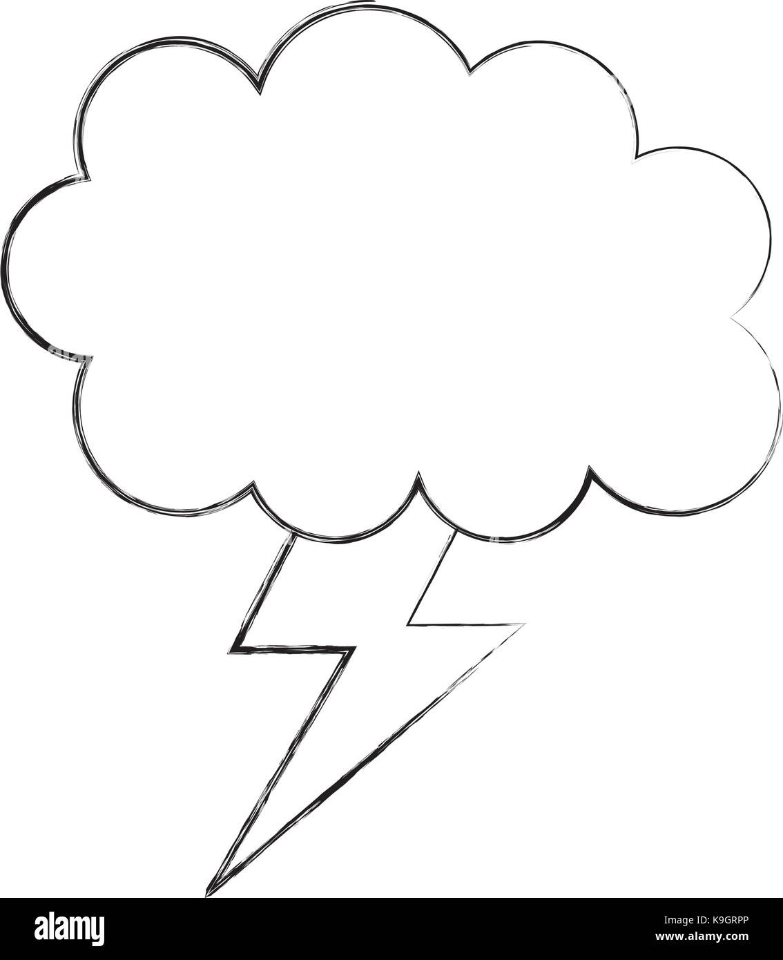 Weather lightning rainstorm Stock Vector Images - Alamy