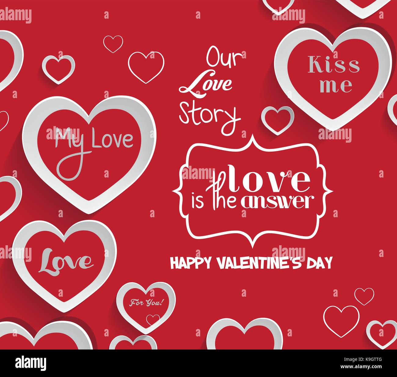 valentine's day background Stock Vector Image & Art - Alamy