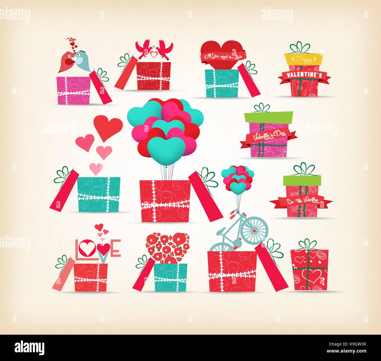 Valentines day heart place Stock Vector Images - Alamy