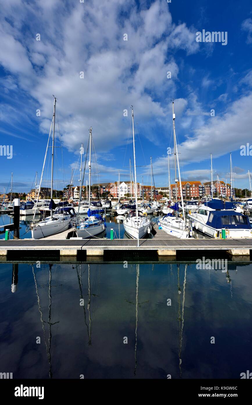 Weymouth marina Dorset England UK Stock Photo - Alamy