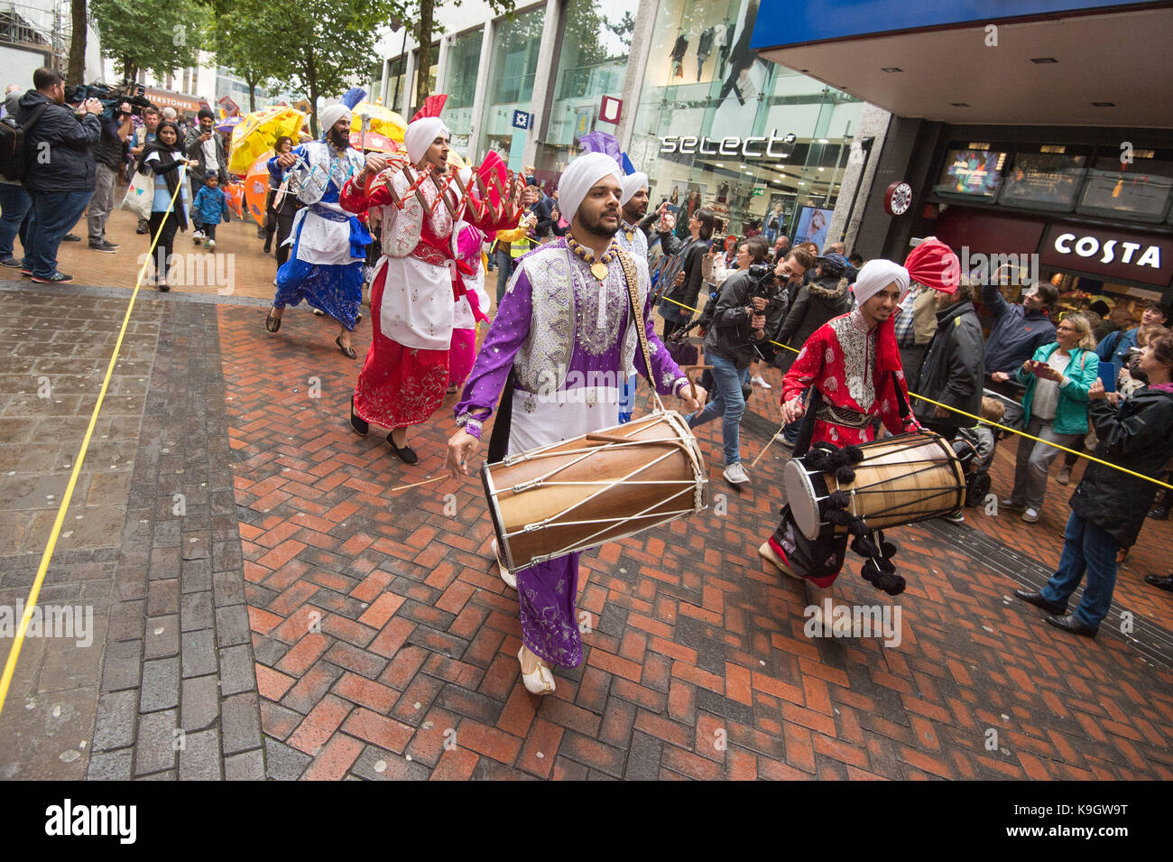 Colours birmingham parade hi-res stock photography and images - Alamy