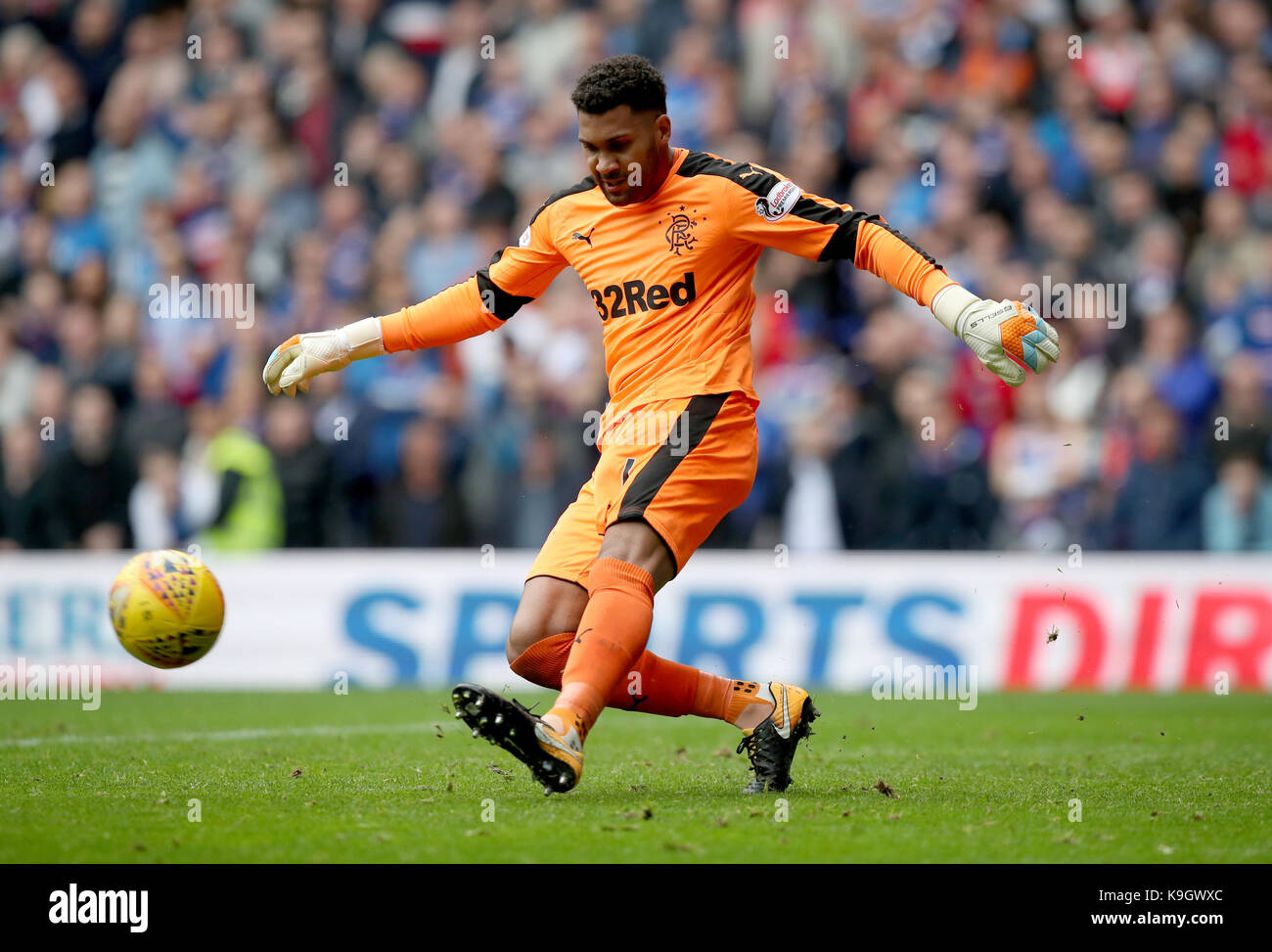Rangers' Wes Foderingham during the Ladbrokes Scottish Premiership ...
