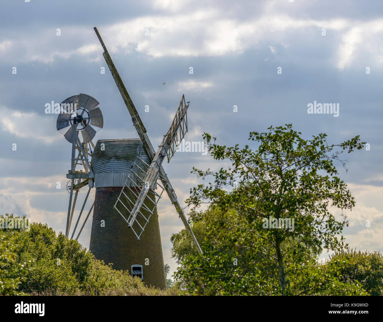 How Hill Windpump Windmill Norfolk Broads East Coast East anglia ...