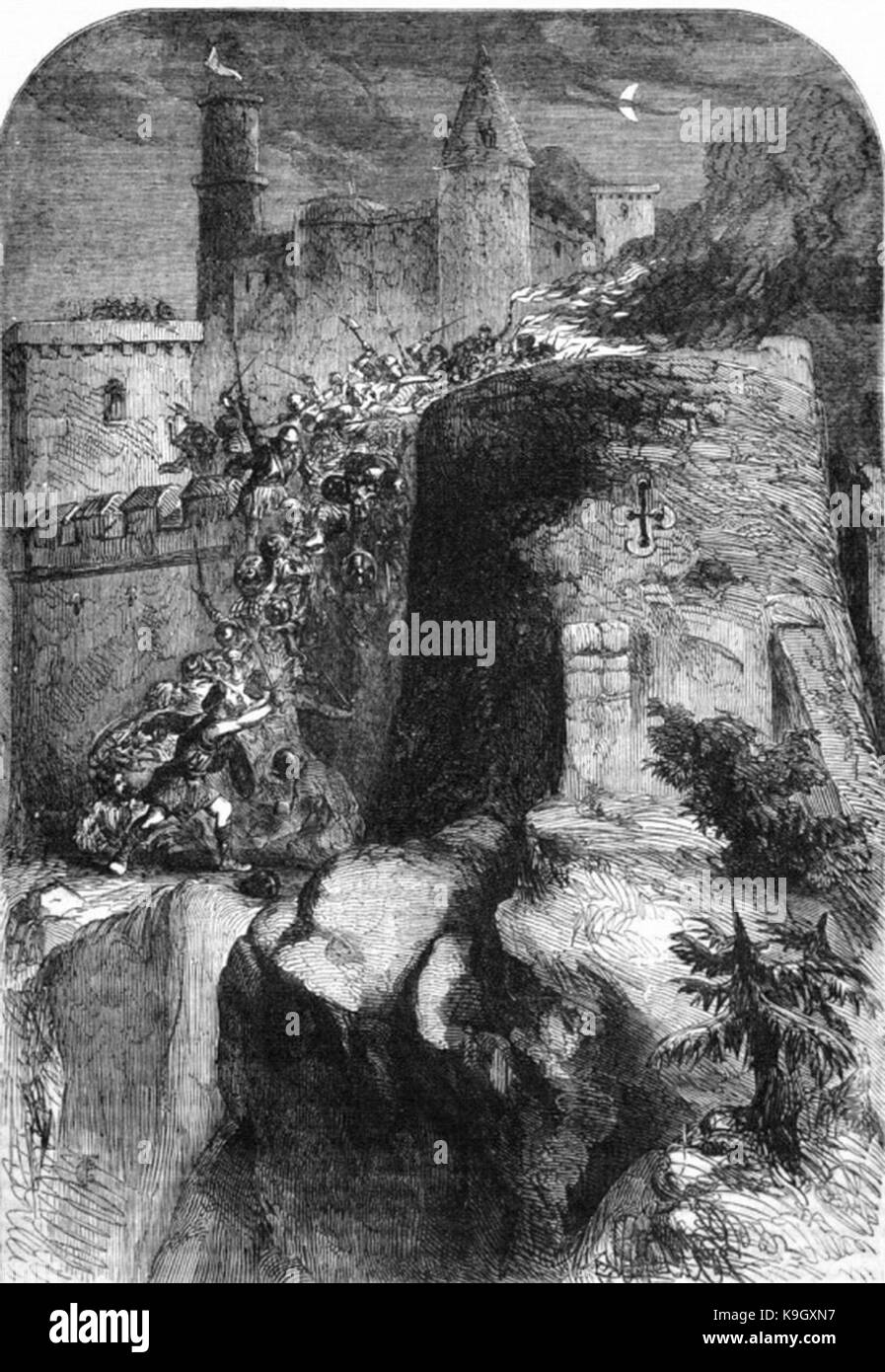 Edinburgh landscapes Black and White Stock Photos & Images - Alamy