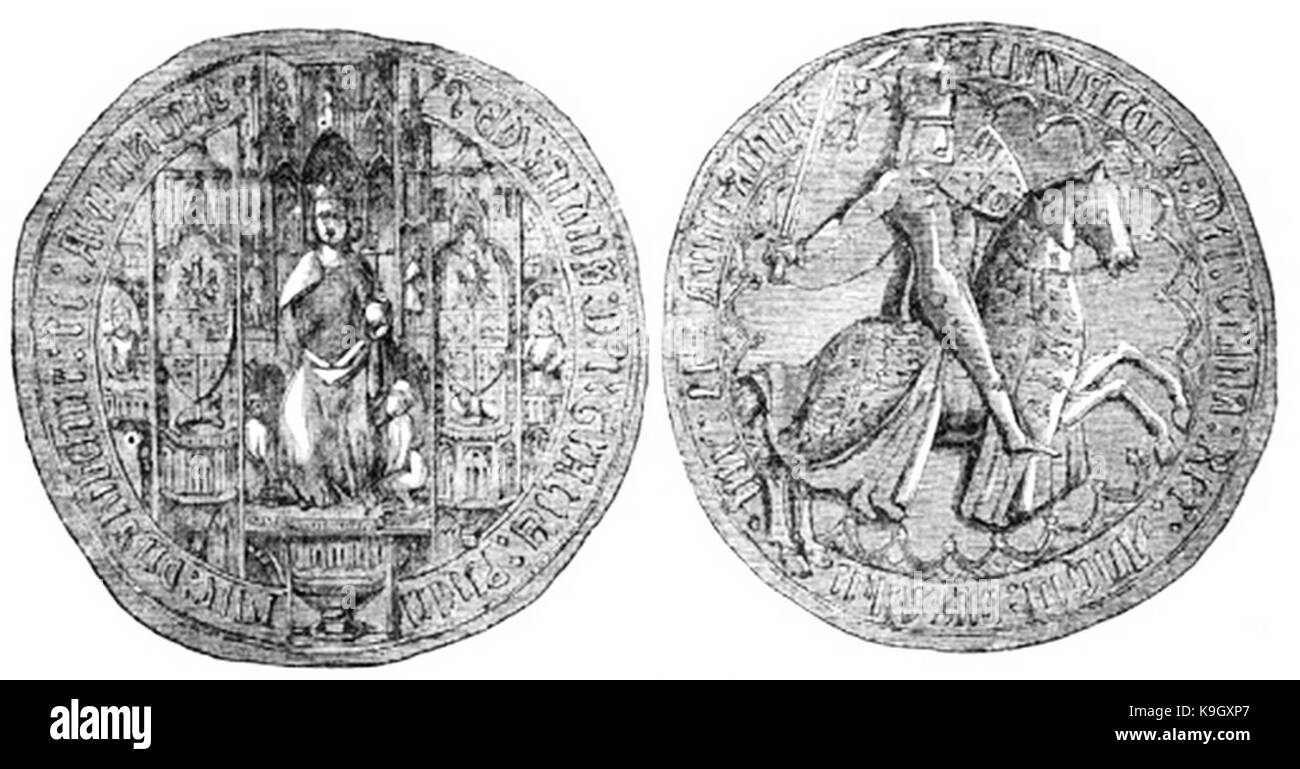 Seal of edward iii hi-res stock photography and images - Alamy