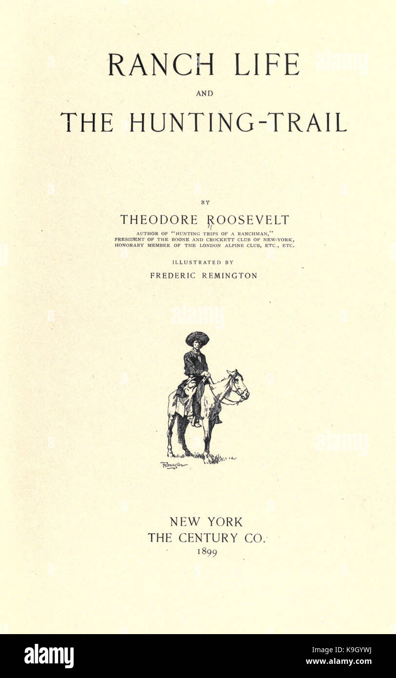 Ranch life and the hunting trail BHL17814508 Stock Photo - Alamy