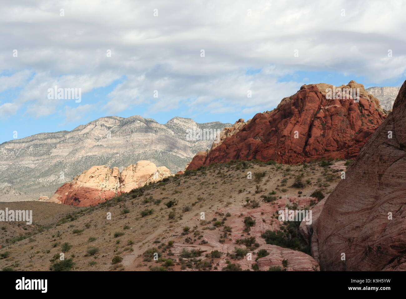 Red Rocks from Calico Hills Las Vegas Nevada Stock Photo - Alamy
