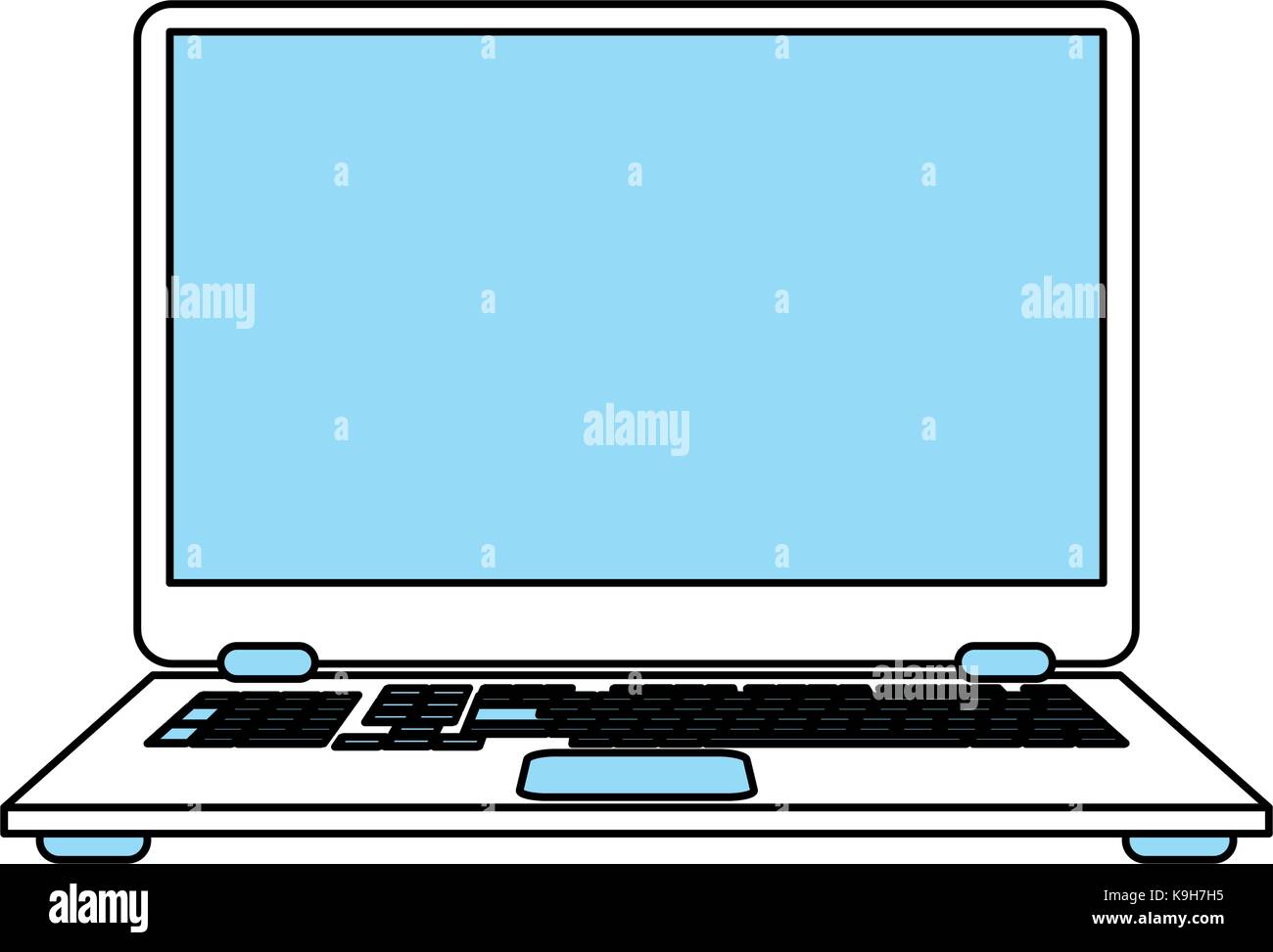 laptop with blank screen icon image Stock Vector Image & Art - Alamy