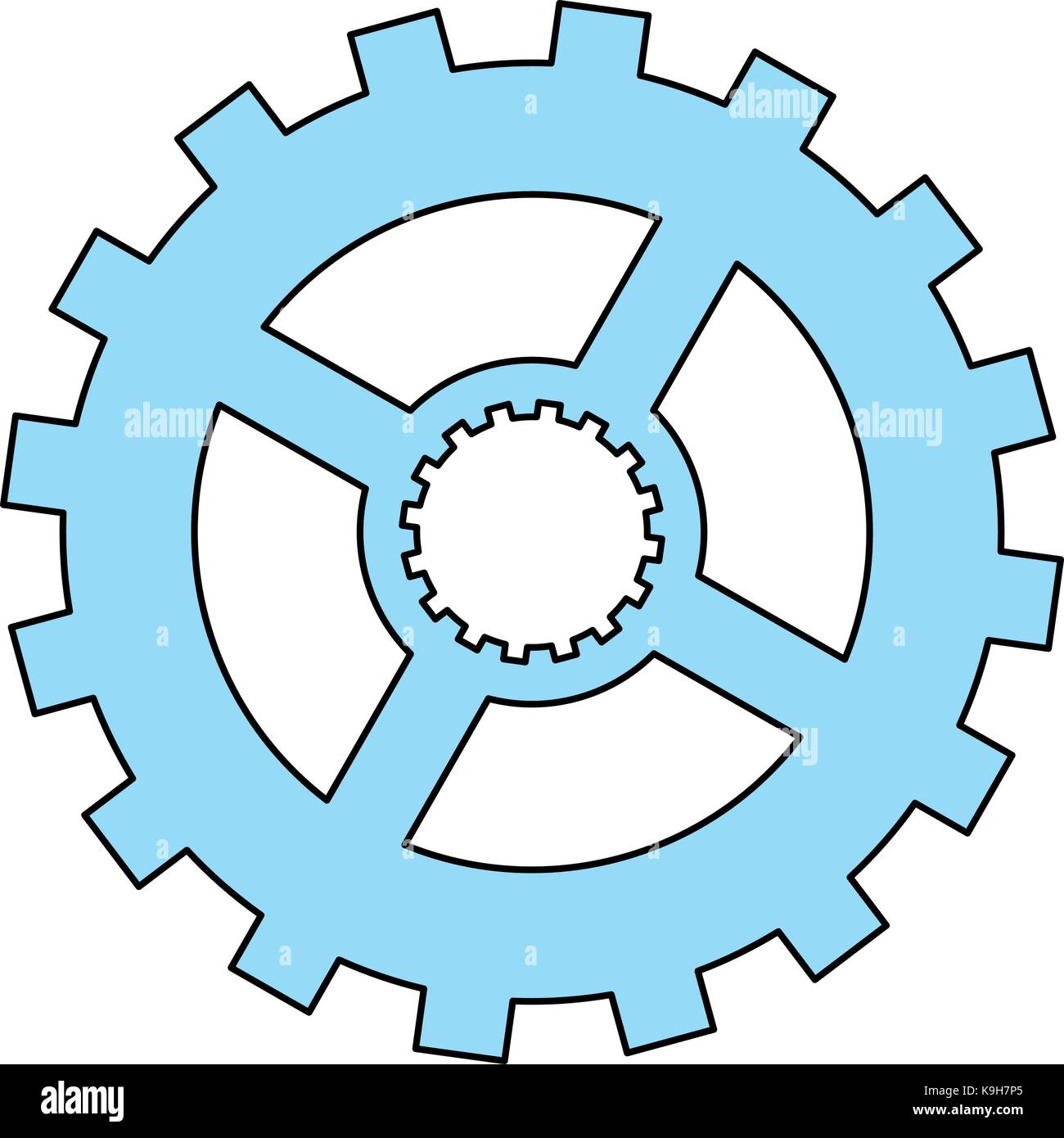 single gear icon image Stock Vector Image & Art - Alamy