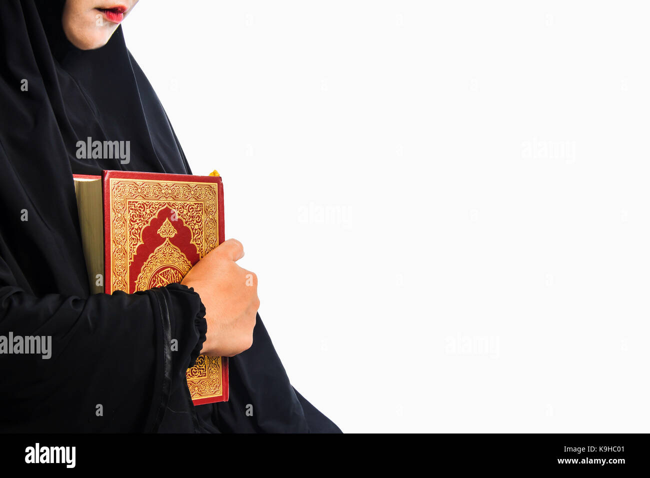 Koran in hand - holy book of Muslims( public item of all muslims )Koran ...