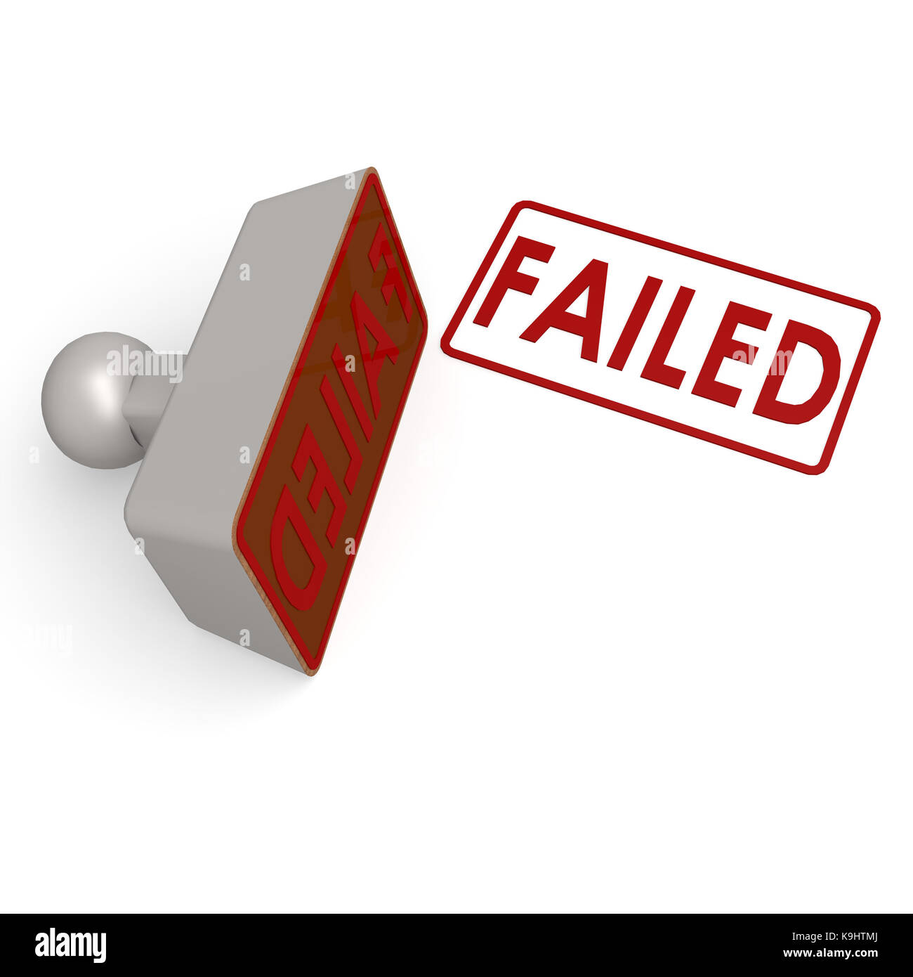 Rubber stamp failed failure hi-res stock photography and images - Alamy