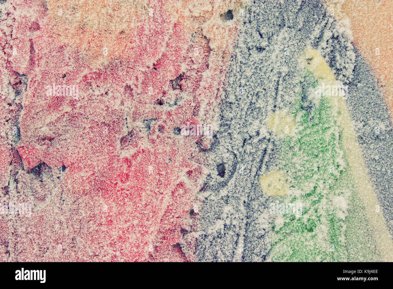 colorful background with natural crystal texture. frozen wall Stock ...