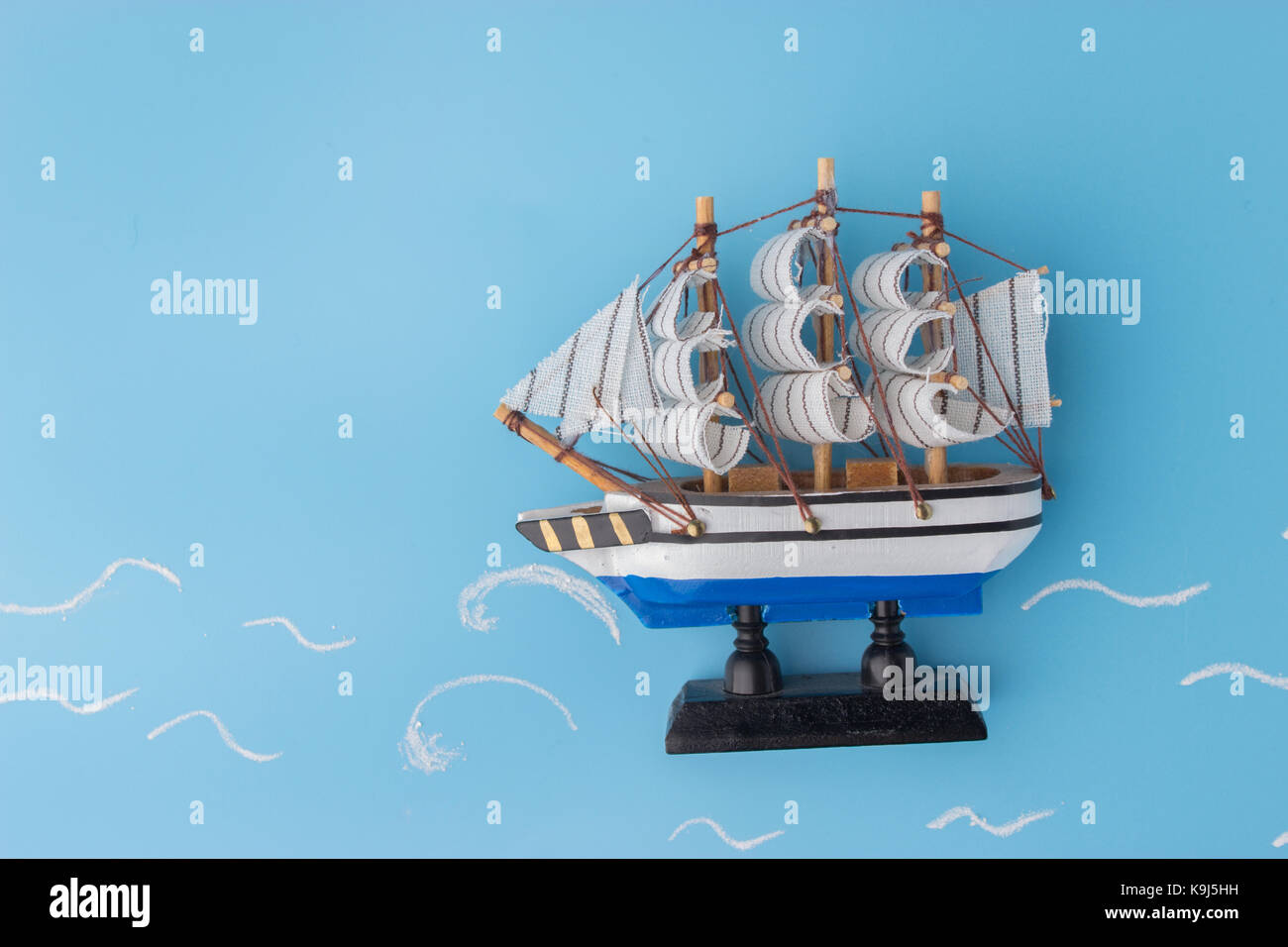 ship in a good weather. yacht charter concept Stock Photo - Alamy