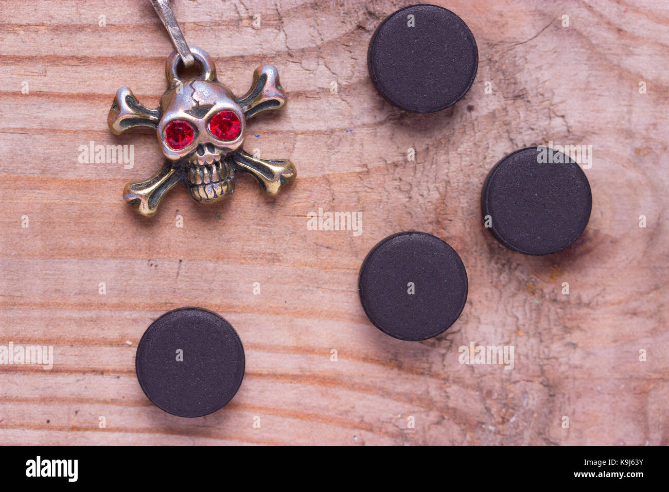 Red skull pill hi-res stock photography and images - Alamy