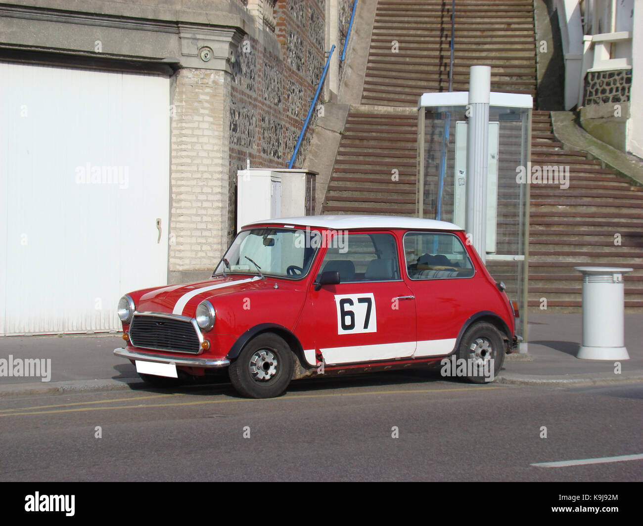 Red mini cooper parked on street hi-res stock photography and images ...