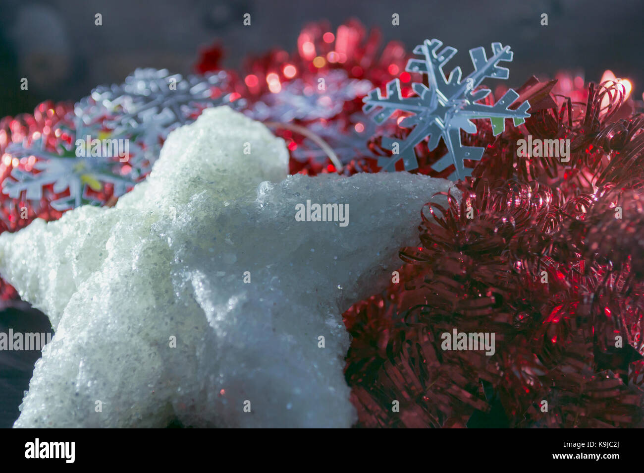white star and christmas decor Stock Photo - Alamy