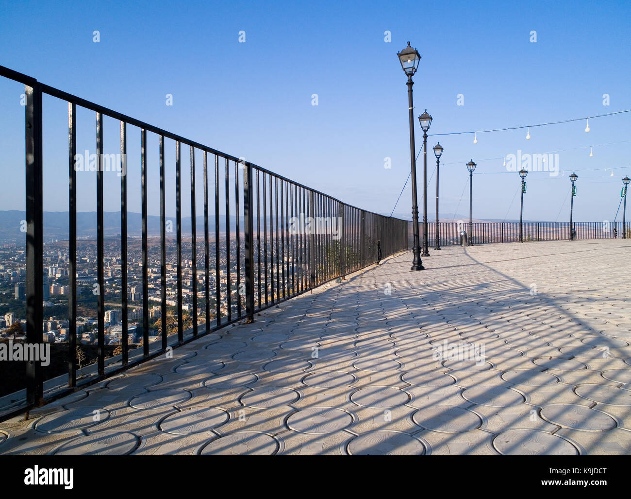 Observation platform in Tbilisi. Georgia Stock Photo - Alamy