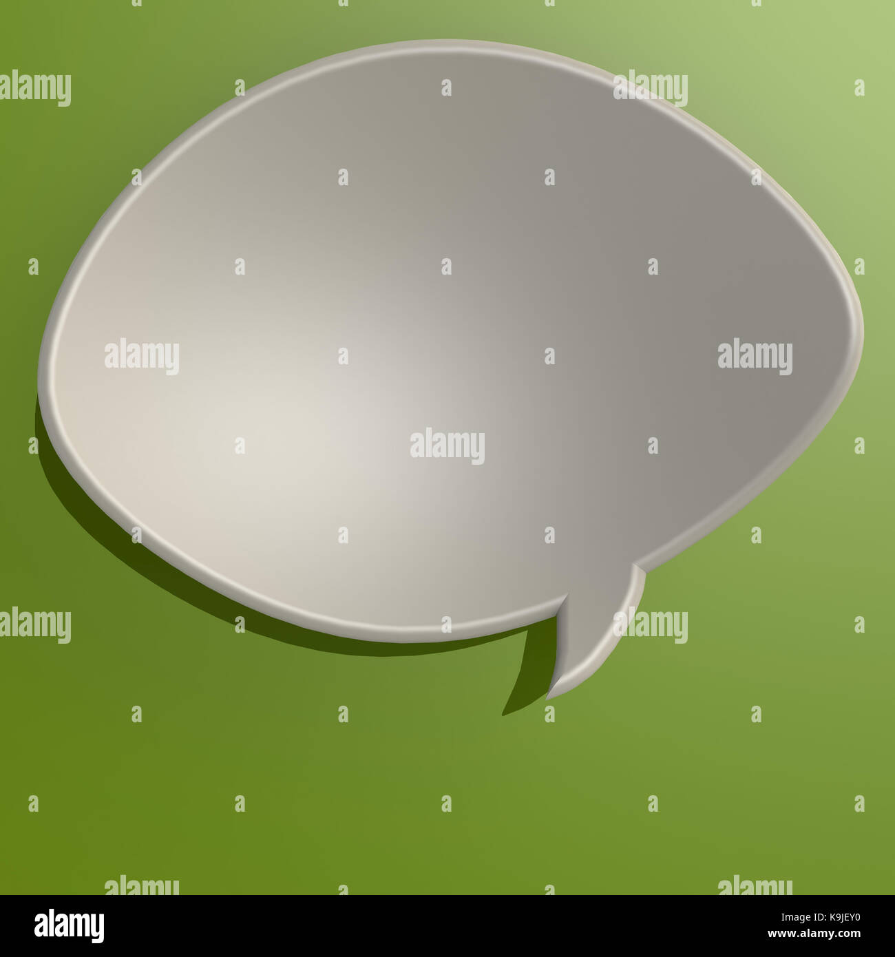 Green talk bubble Stock Photo - Alamy