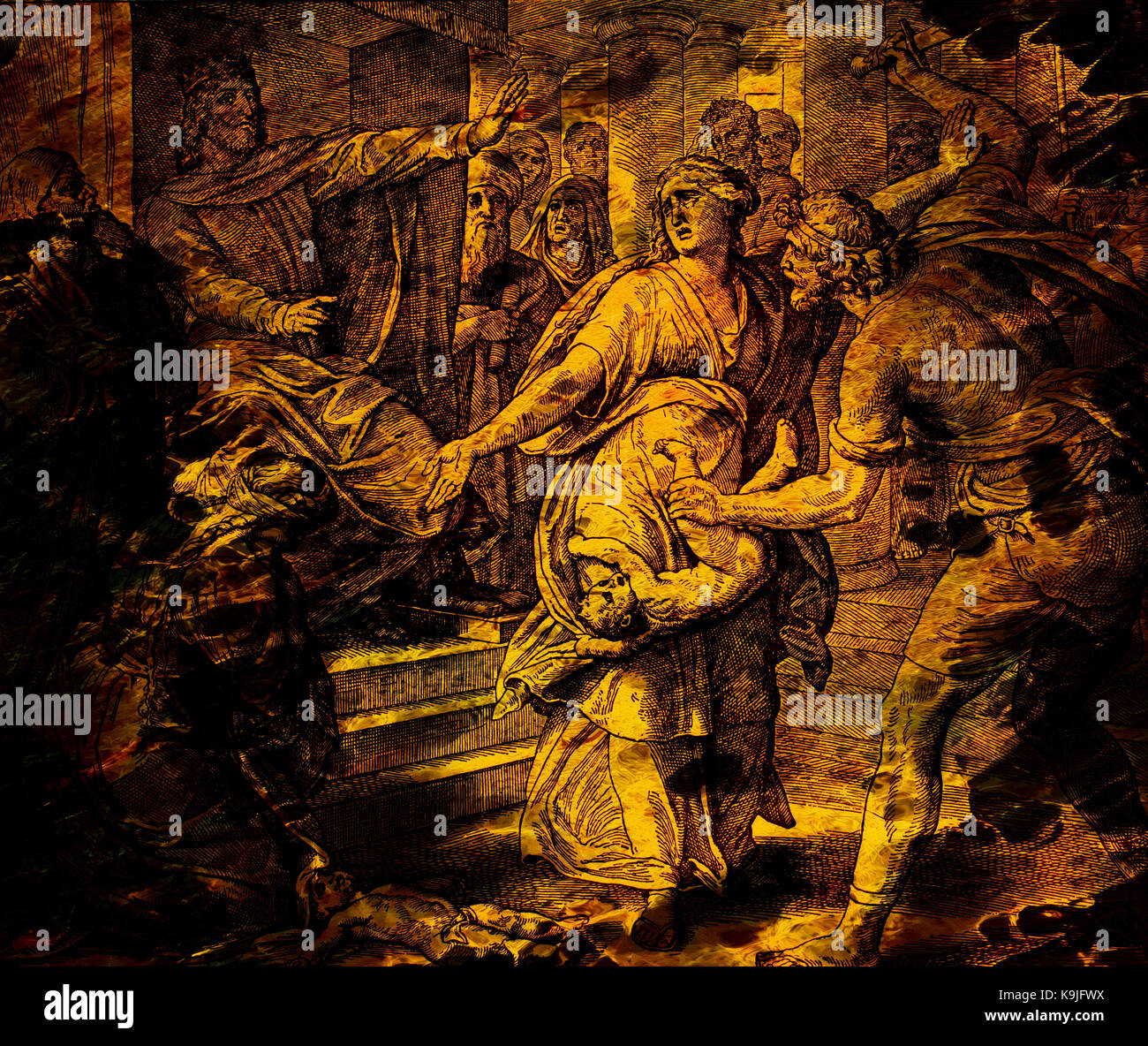 Judgement of the king solomon hi-res stock photography and images - Alamy