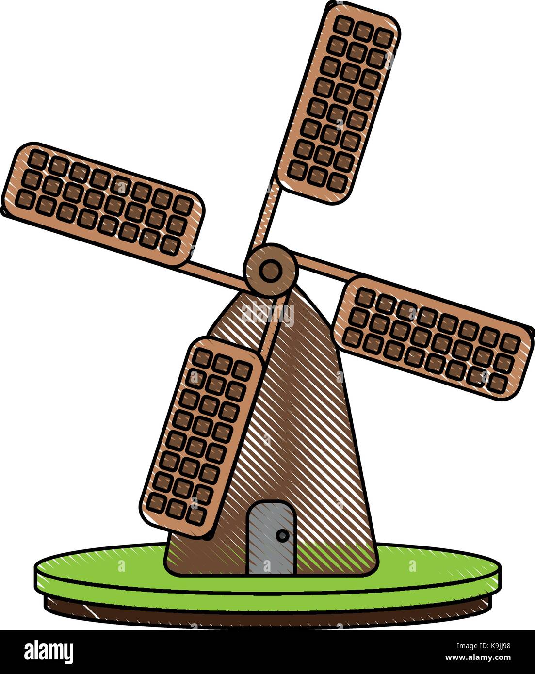 Fam windmill symbol Stock Vector Image & Art - Alamy