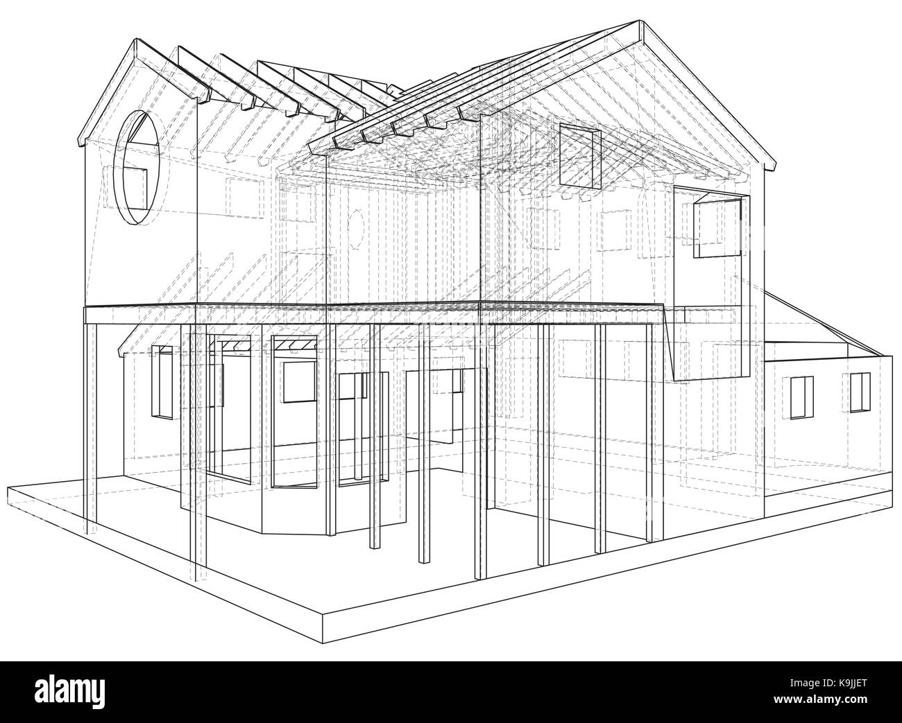 In construction new home Stock Vector Images - Alamy