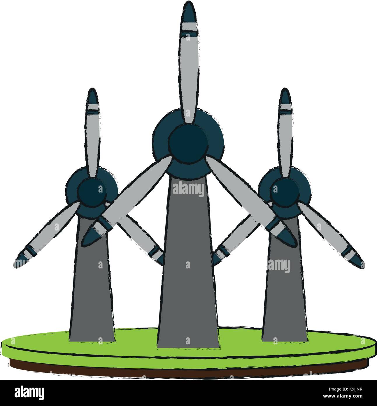 Electric windmill draw hi-res stock photography and images - Alamy