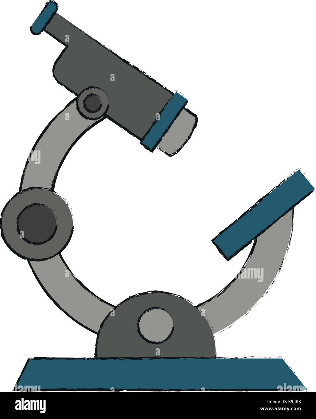 Microscope science tool Stock Vector Image & Art - Alamy