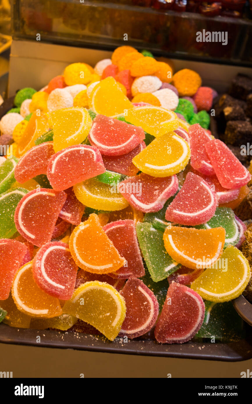 Lemon shaperd delicious candy and sweets for kids Stock Photo - Alamy
