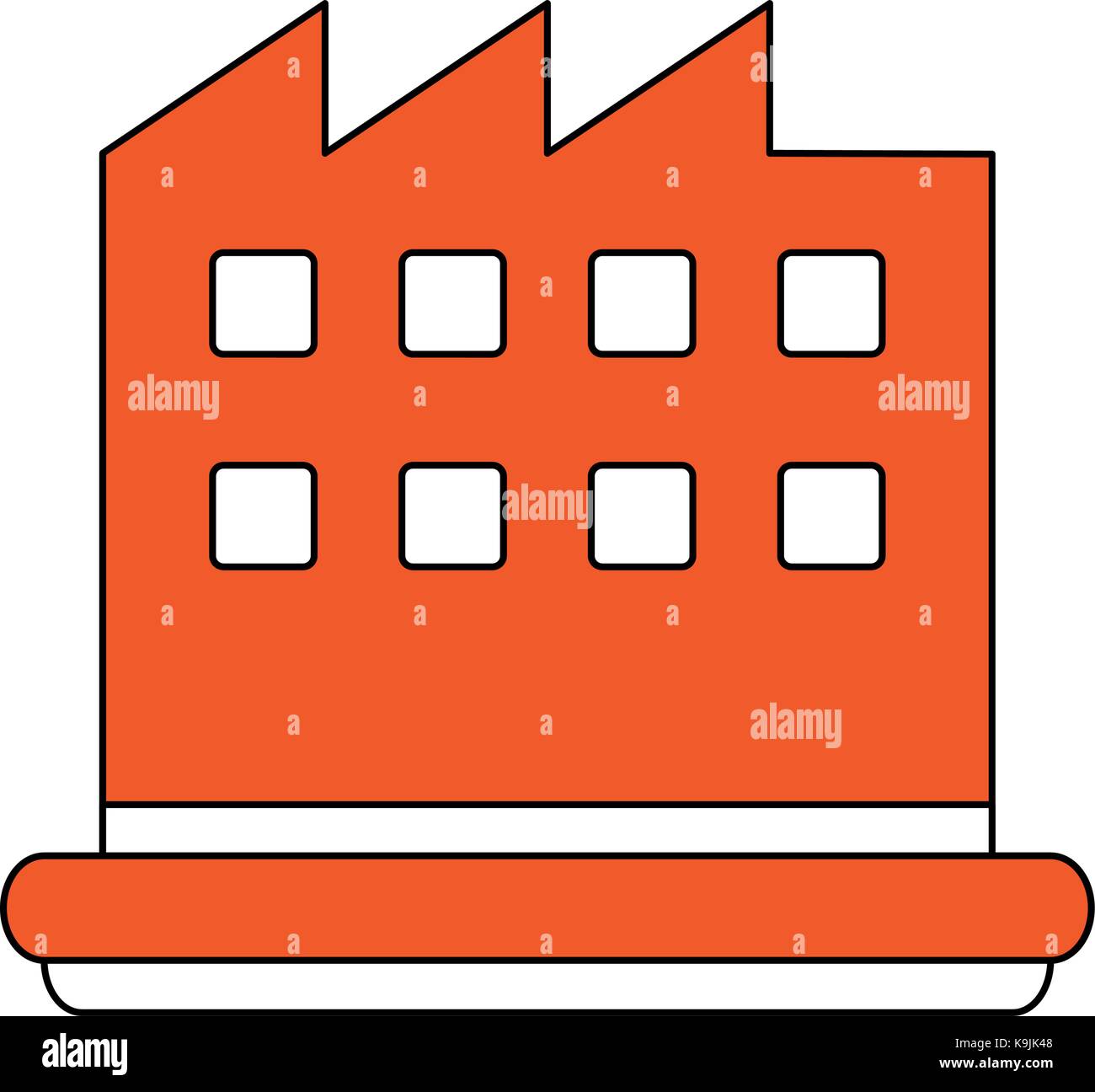 Factory building symbol Stock Vector Image & Art - Alamy