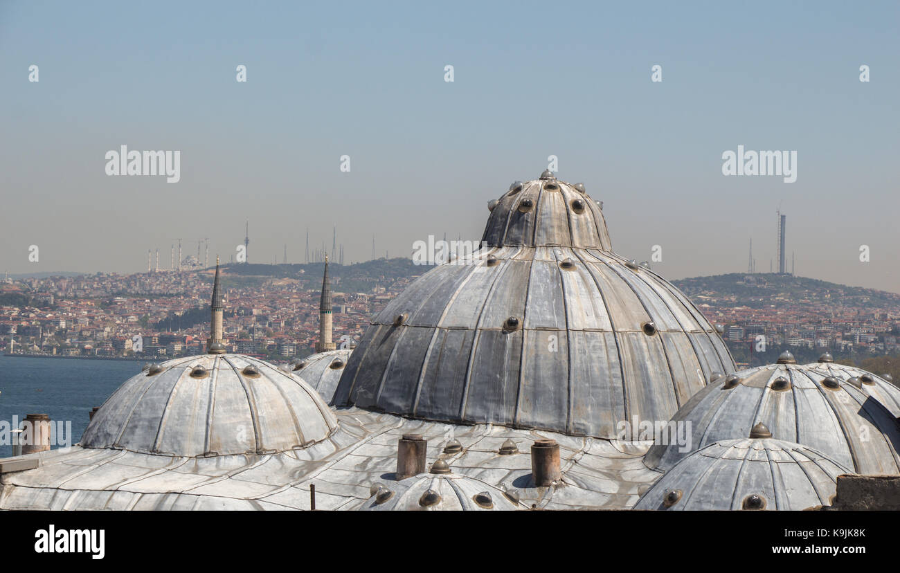 Outer view of dome in Ottoman architecture in, Istanbul, Turkey Stock ...