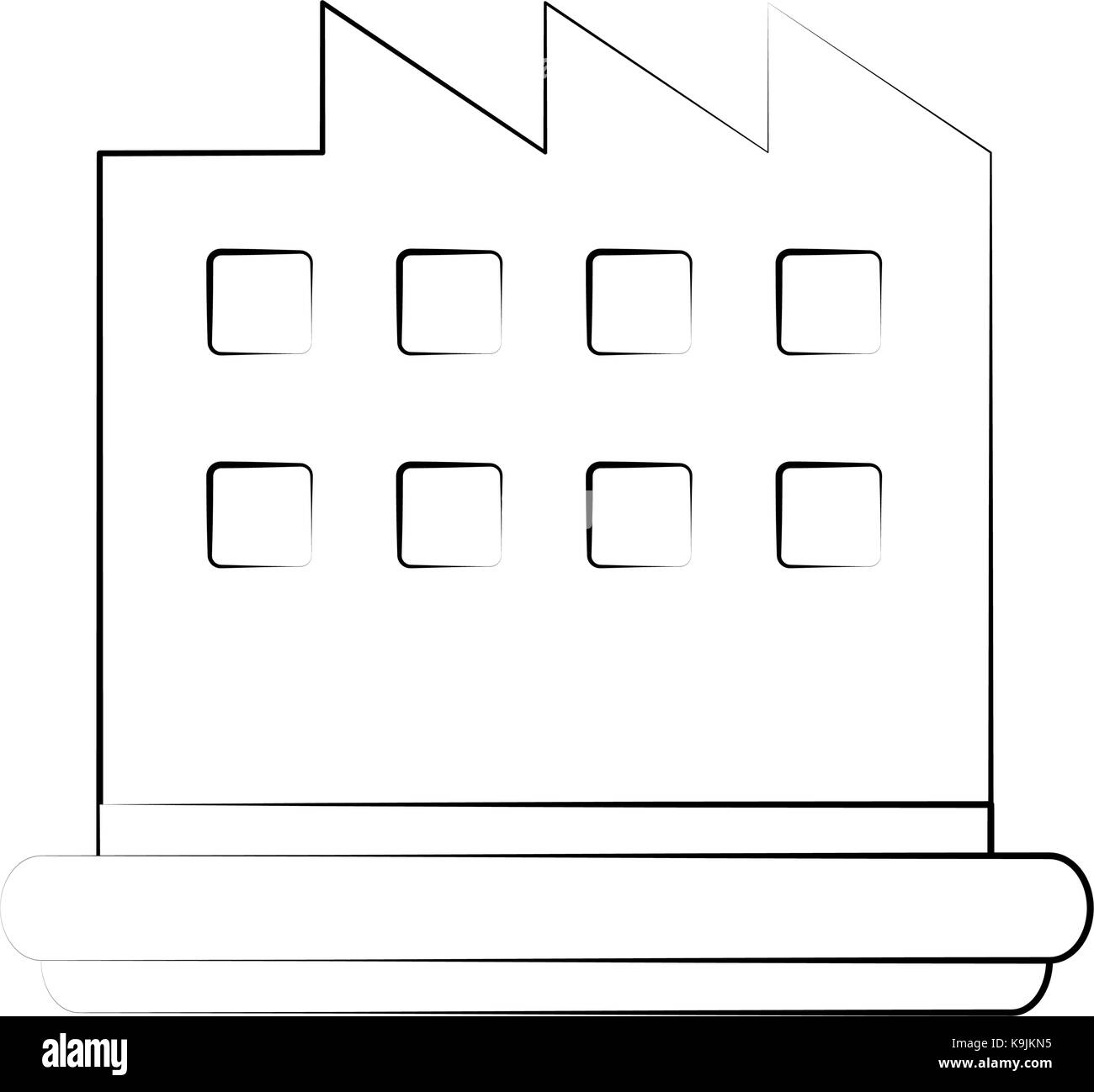 Factory building symbol Stock Vector Image & Art - Alamy