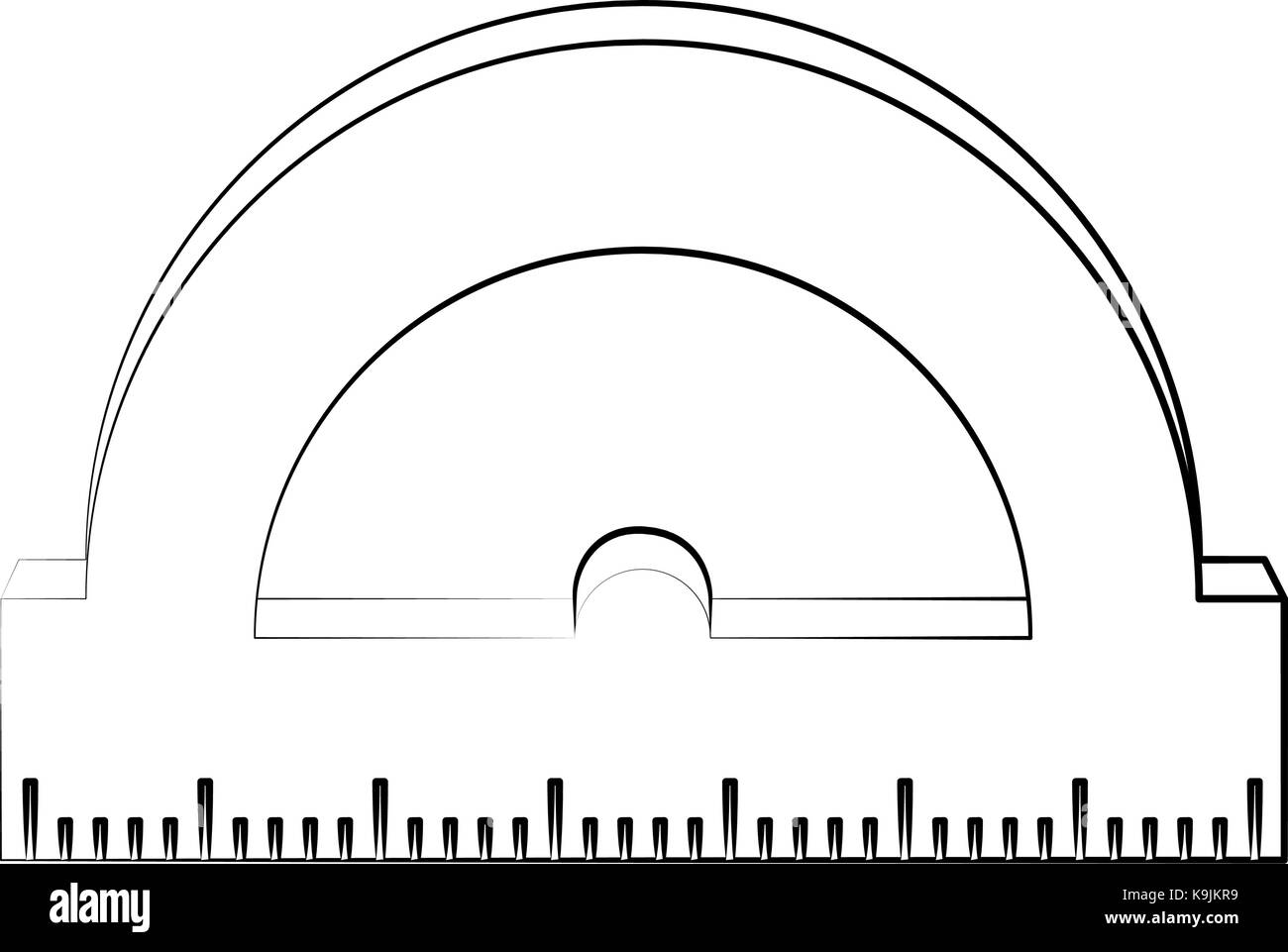 angle meter ruler Stock Vector Image & Art - Alamy