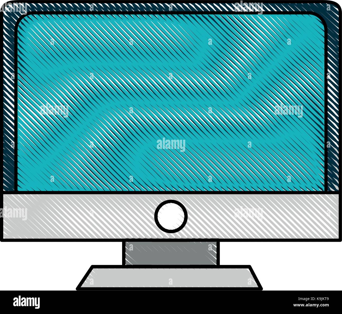 Computer monitor isolated Stock Vector Image & Art - Alamy