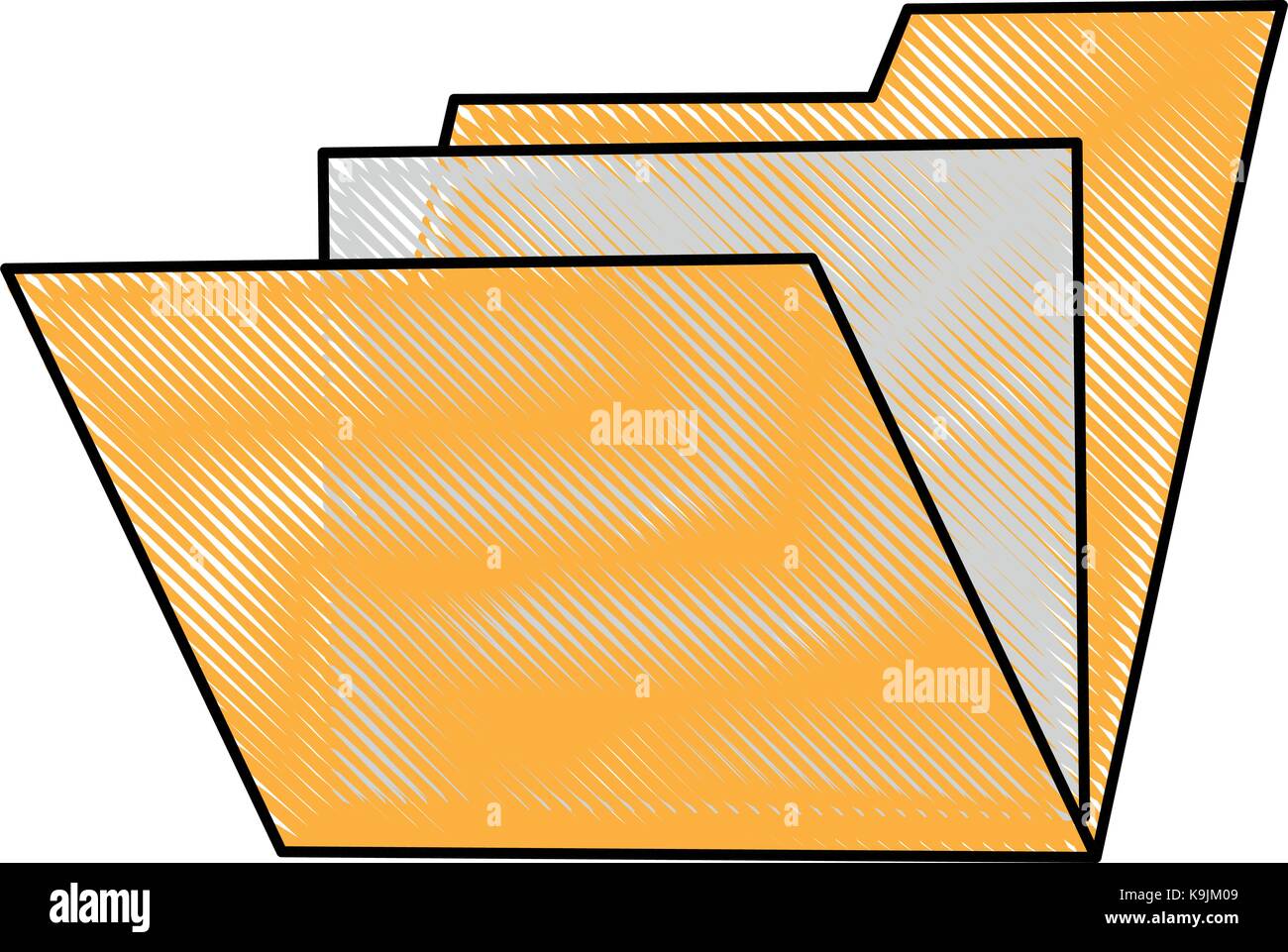 Folder document symbol Stock Vector Image & Art - Alamy