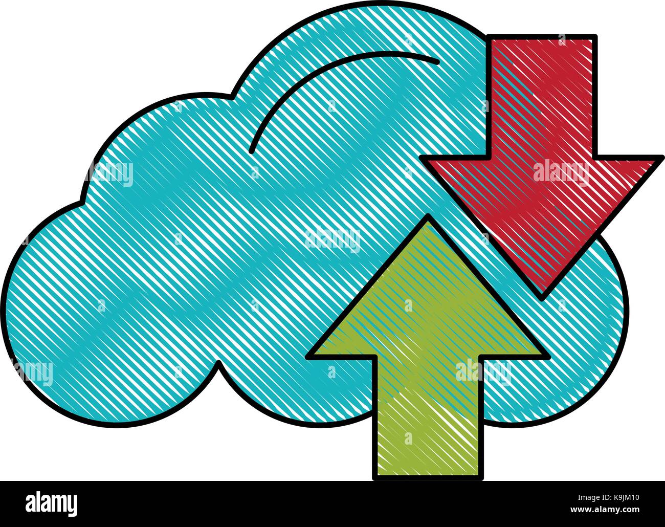 Cloud computing symbol Stock Vector Image & Art - Alamy