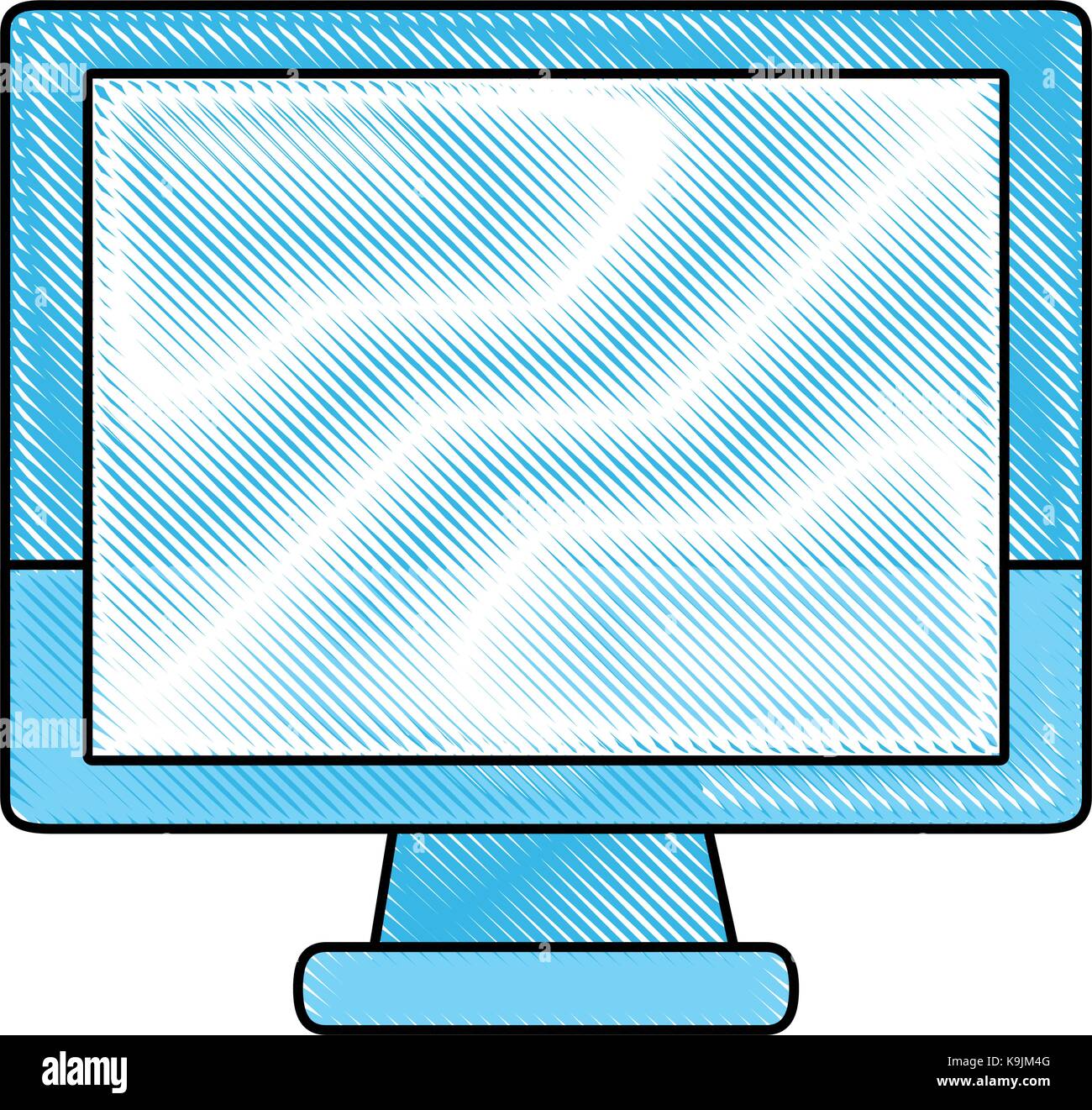 Computer monitor isolated Stock Vector Image & Art - Alamy