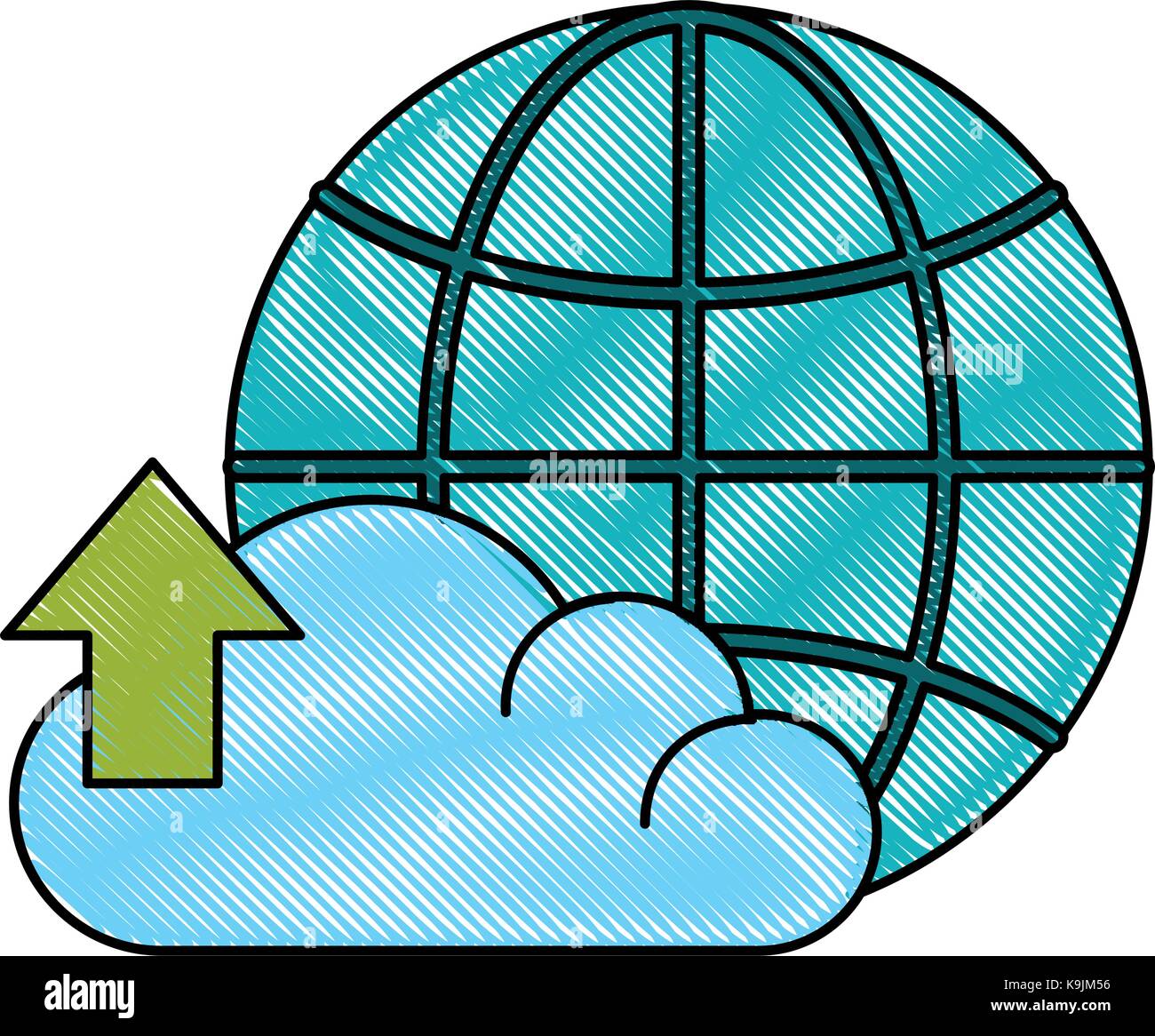 Cloud computing symbol Stock Vector Image & Art - Alamy