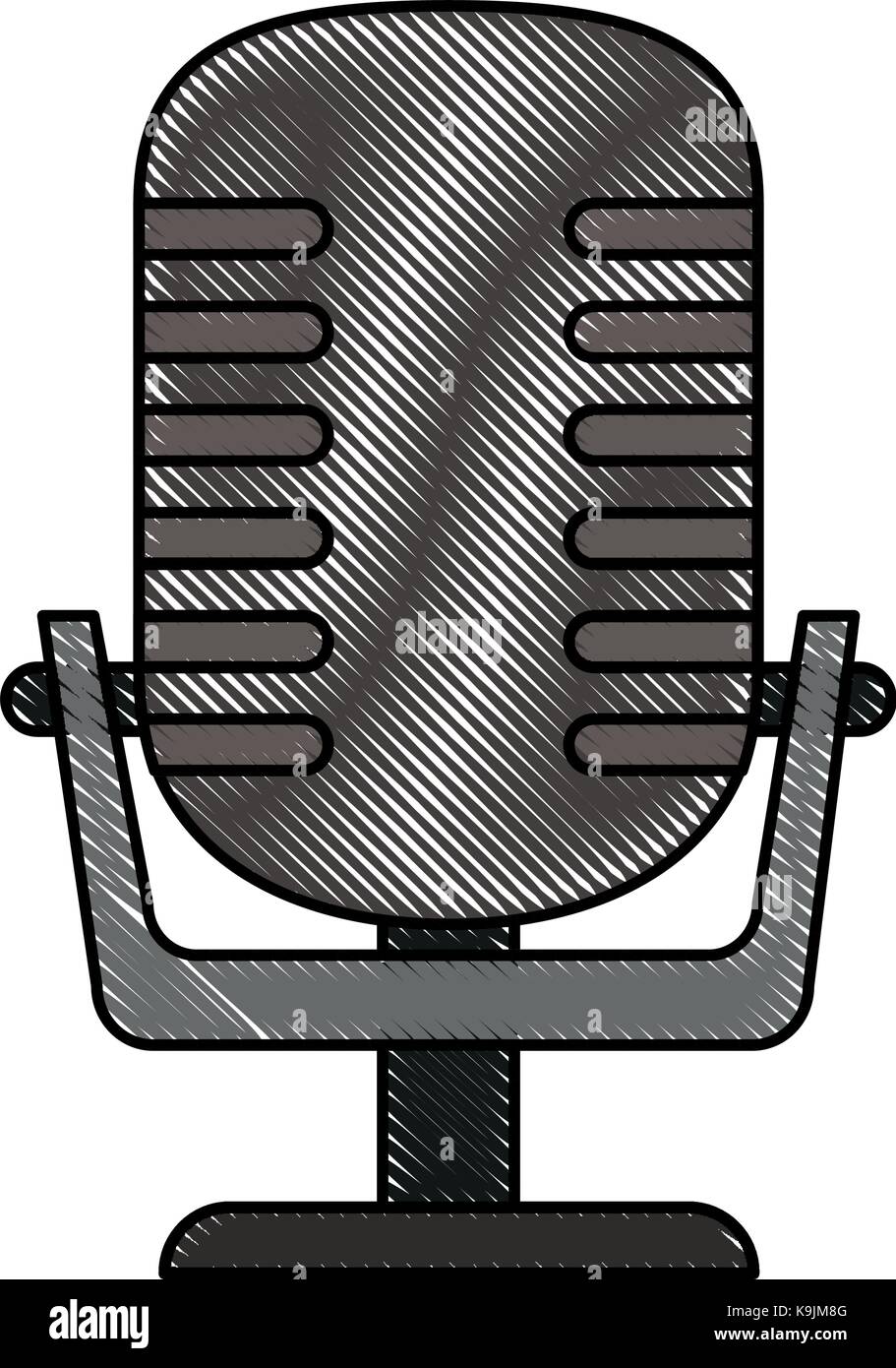 Vintage radio microphone Stock Vector Image & Art - Alamy