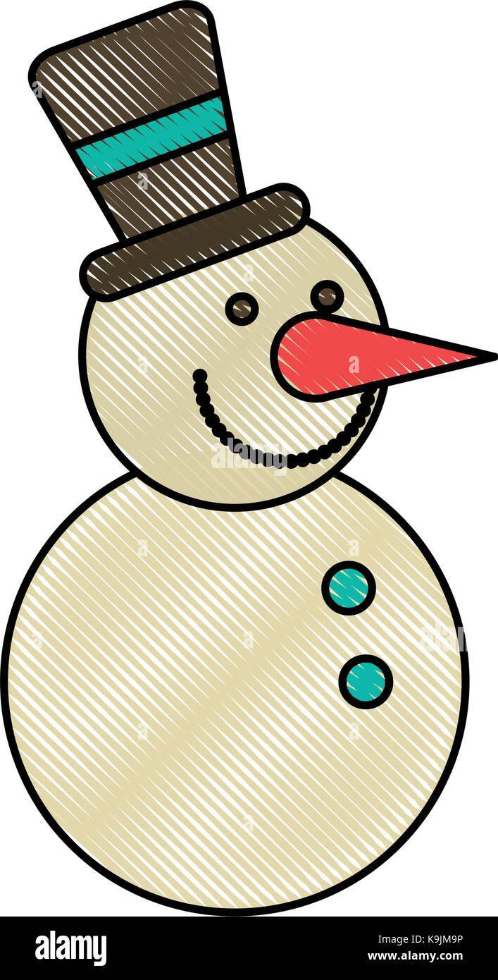 Snowman christmas cartoon Stock Vector Image & Art - Alamy