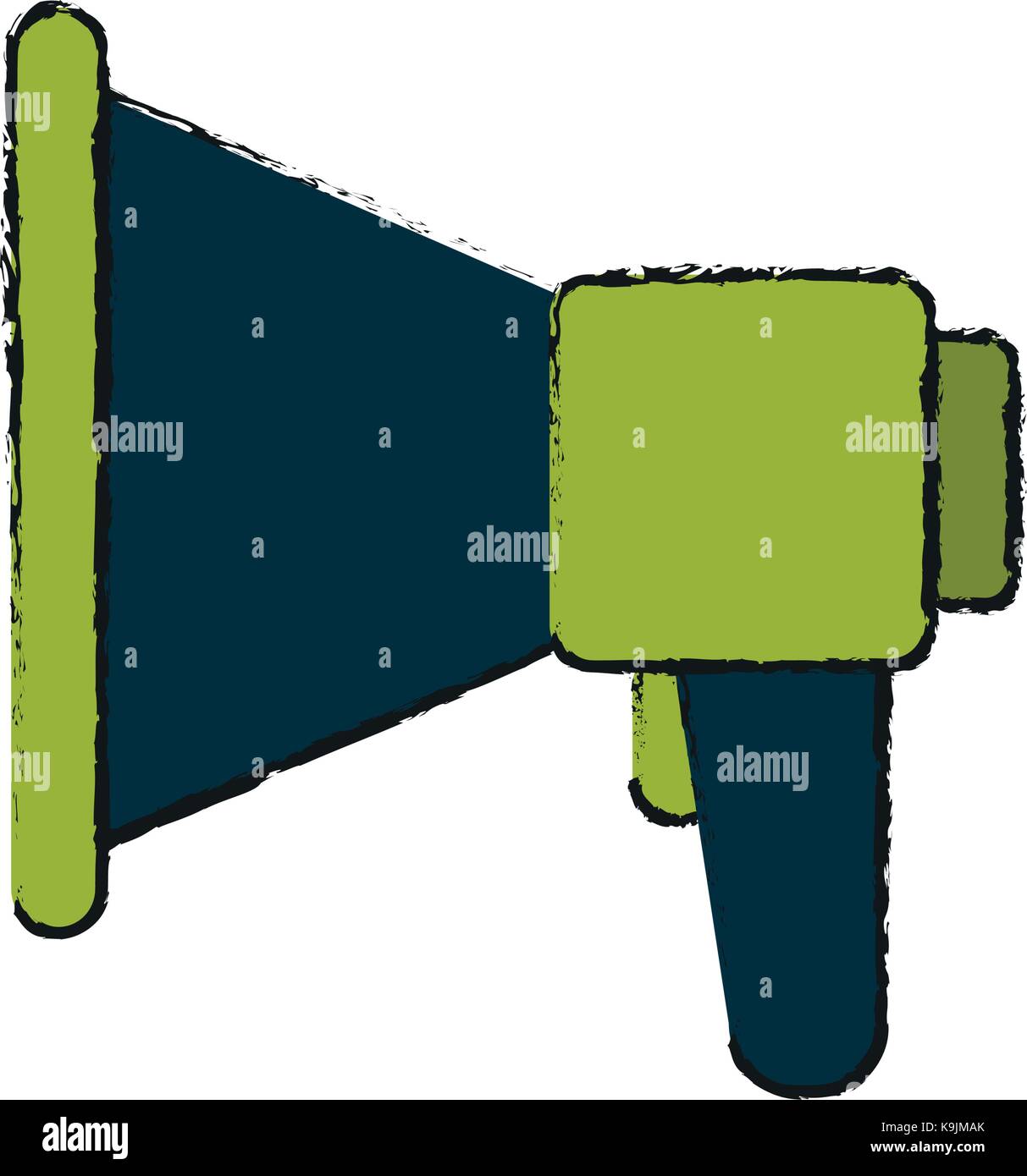 Old bullhorn symbol Stock Vector Image & Art - Alamy