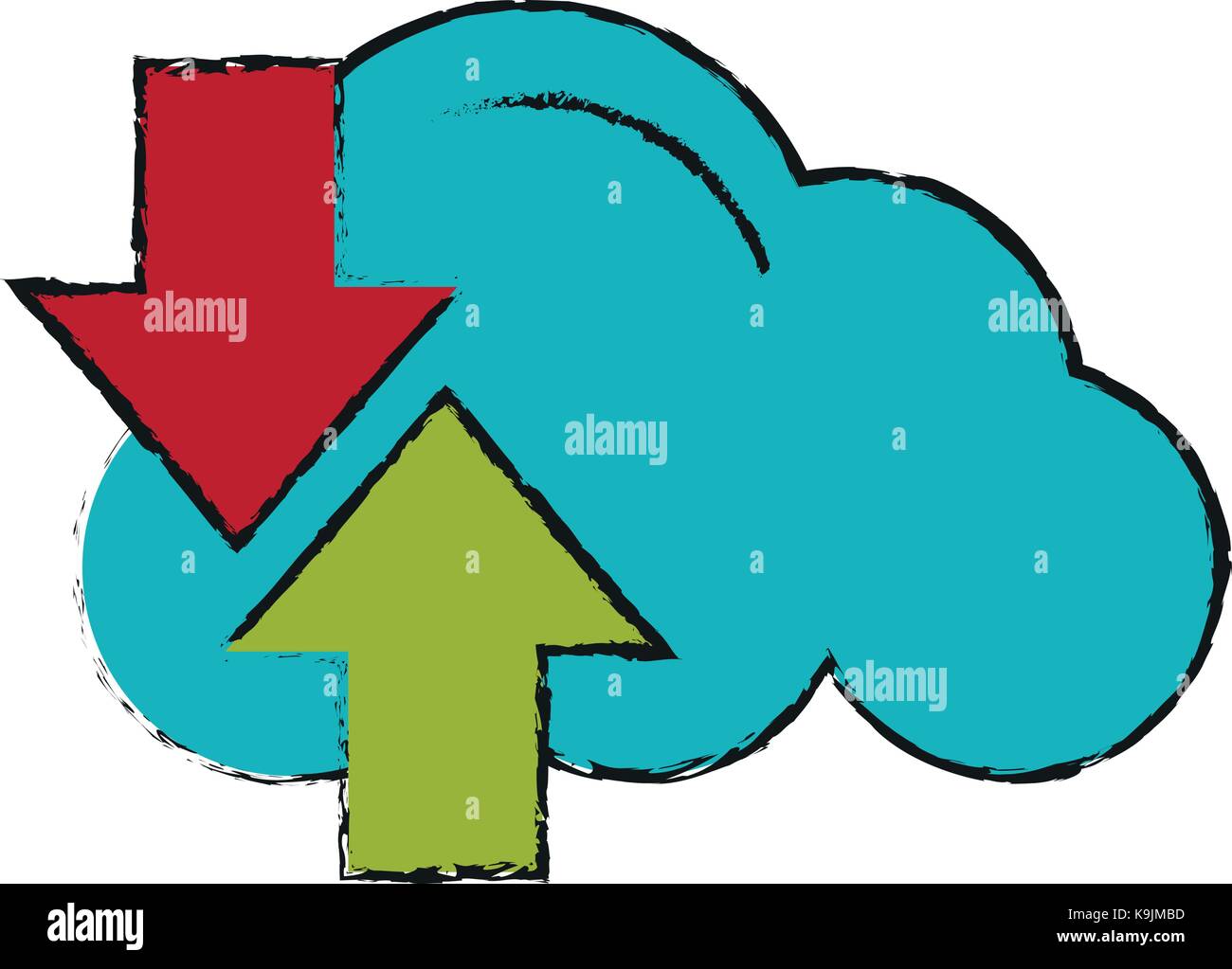 Cloud computing symbol Stock Vector Image & Art - Alamy